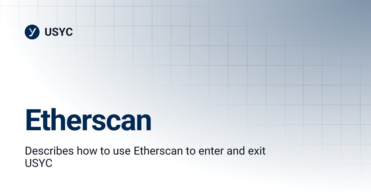 Etherscan | USYC